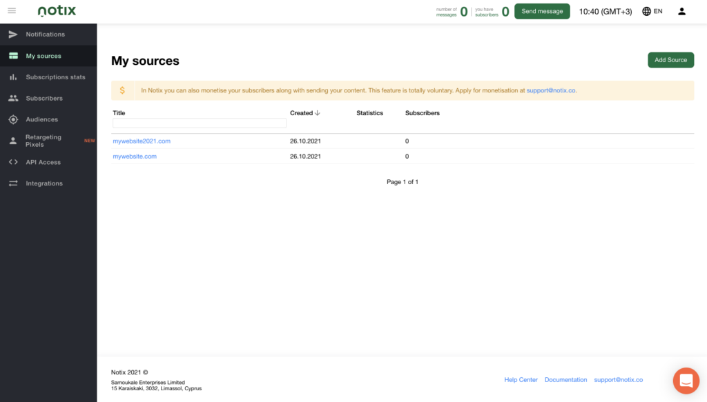 Notix guide: All Main Points in One Place - Notix