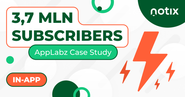 Notix - Push Notifications Service with Best Subscription Rates